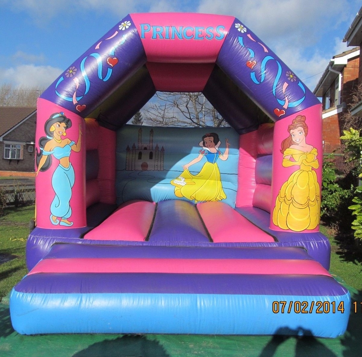 Purple Princess bouncy castle 12x15ft - Bouncy Castle Hire in ...