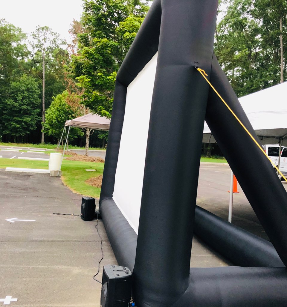 Inflatable Movie Screen - Inflatable Rentals in Montgomery and ...