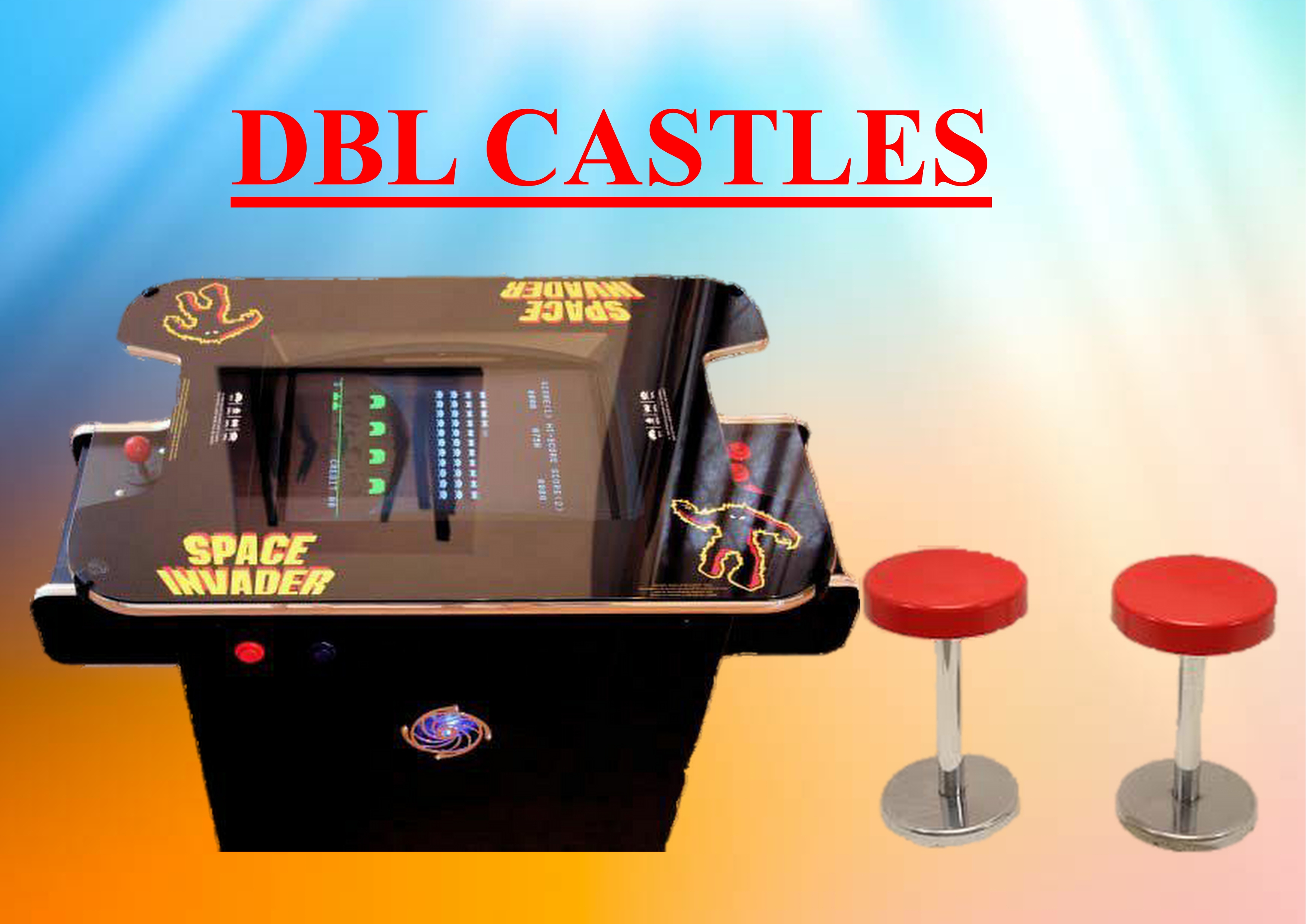 Retro Arcade Table - Bouncy Castle Hire & Rodeo Bull Hire in Bury St ...