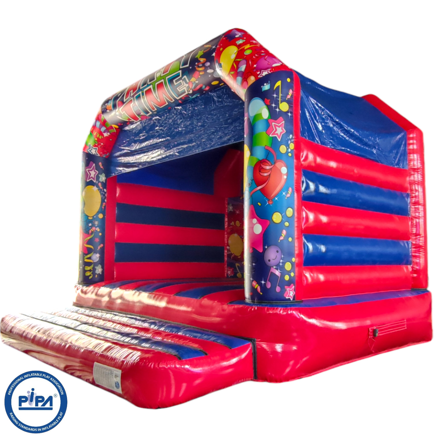 BBOL-174v2 Deep bed - 20x20x15ft - A frame bouncer - (Red & Blue ...