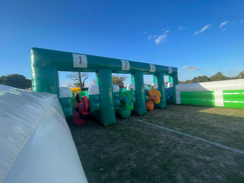 Grand National Inflatable Pony Racing - Bouncy castle & Fairground ride ...