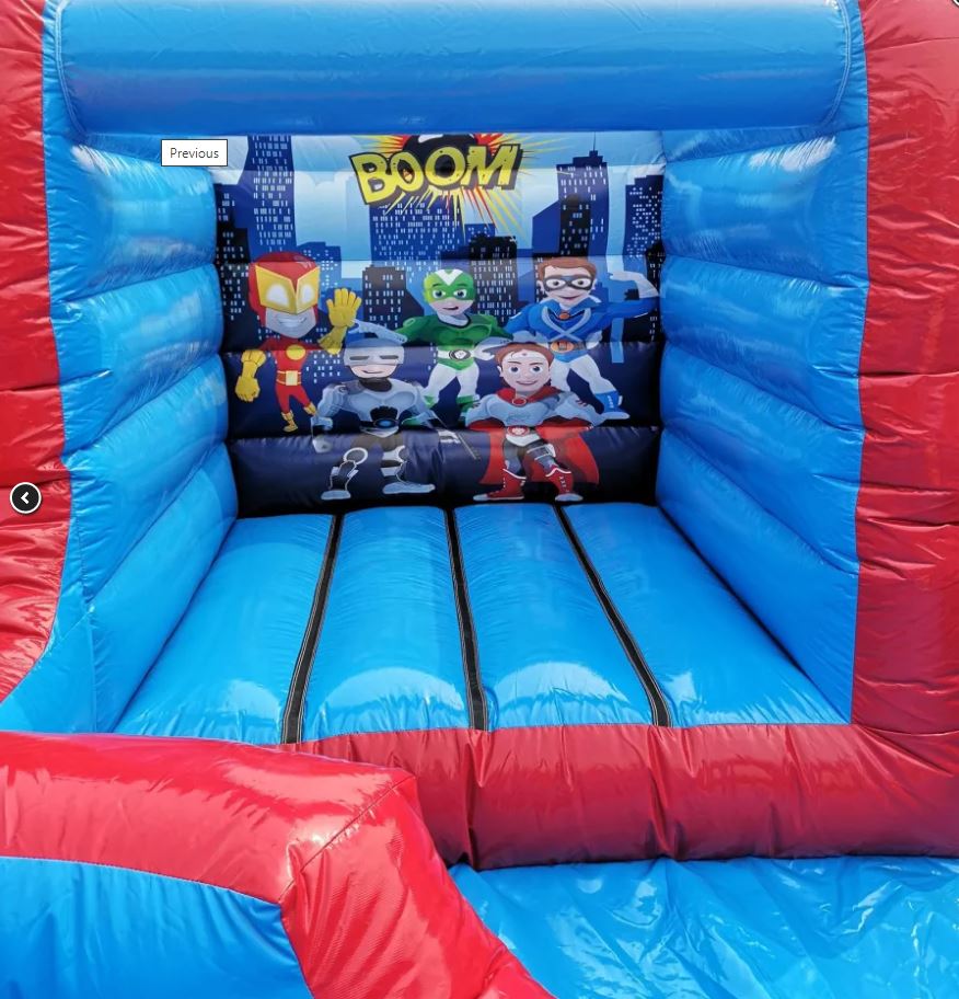 Superhero Toddler inflatable Play Park Hire | South Wales