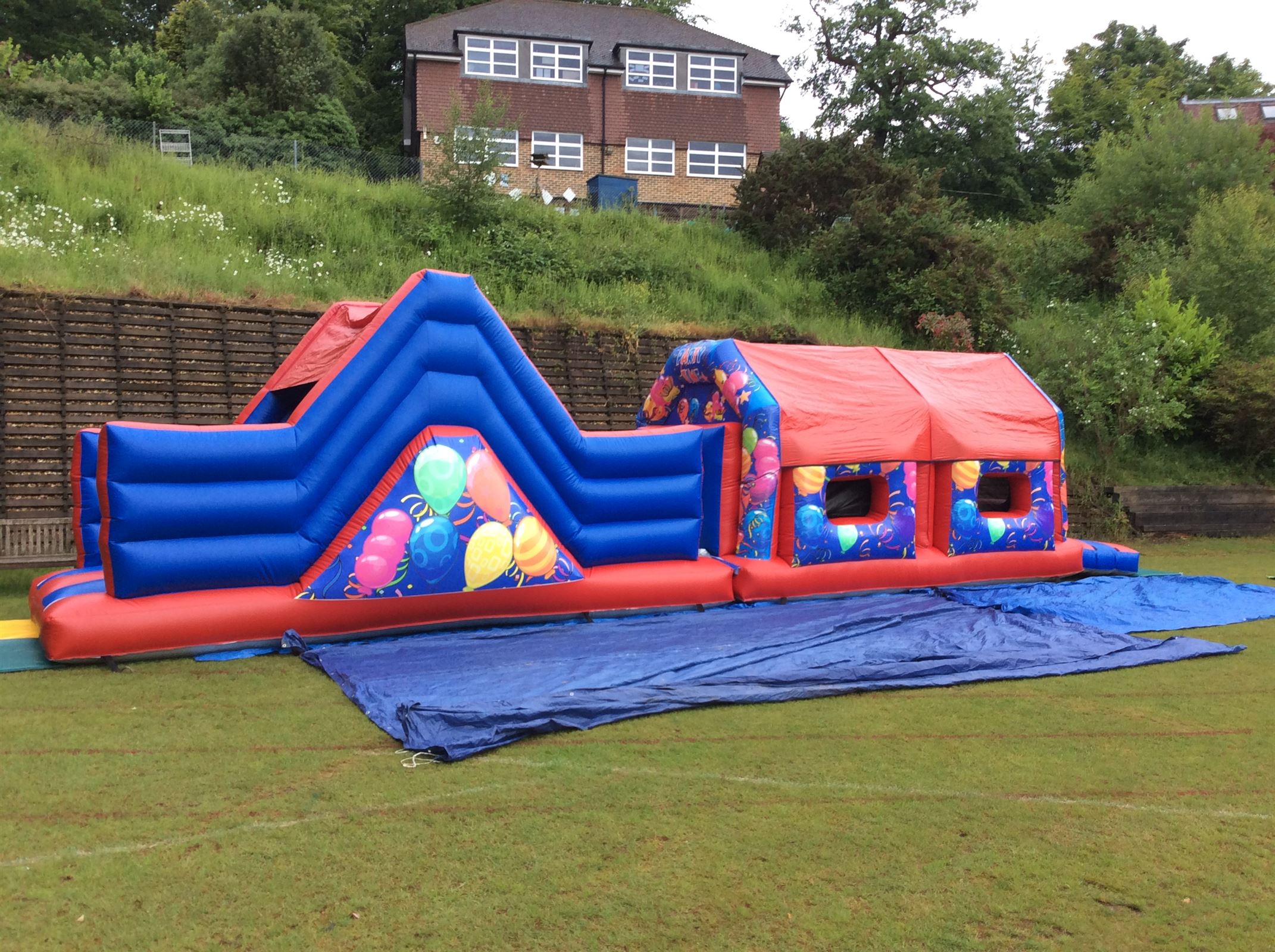 ASSAULT COURSE 11ft x 44ft x 12ft - Bouncy Castle Hire, Soft Play Hire ...