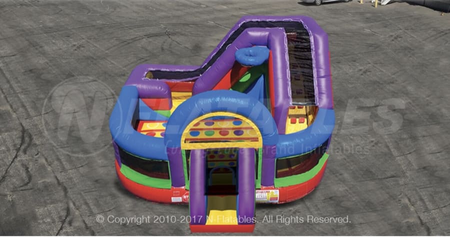 WACKY ADVENTURE WET/DRY COMBO DRY - Inflatable Hire in Arkansas | HAPPY ...