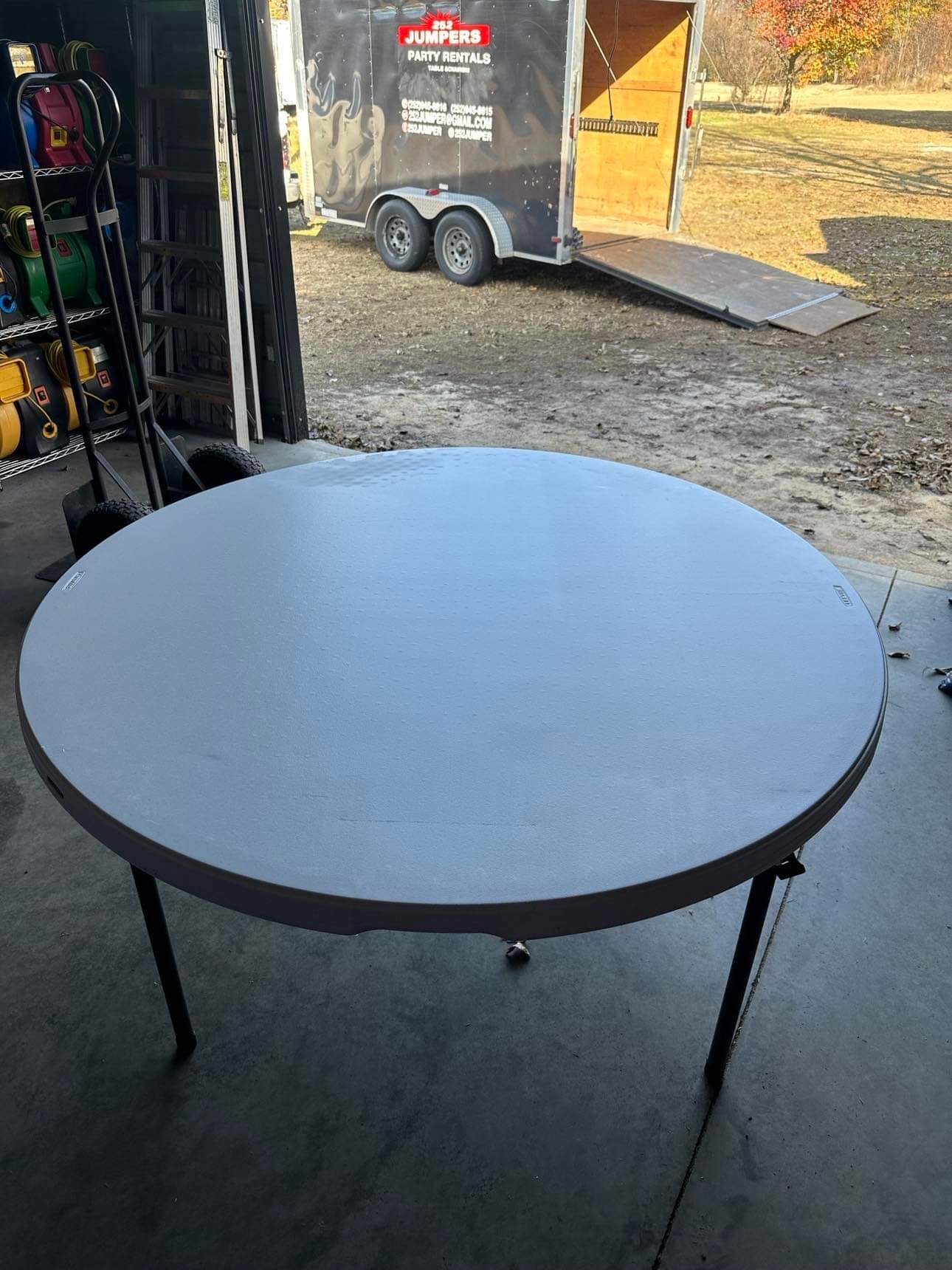 5 FT Round tables - Party Rentals in Albertson | 252 Jumper Party Rental