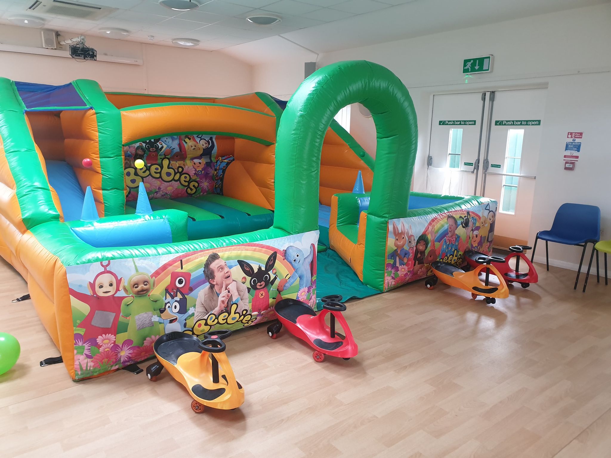 Cbeebies Twin Slide Play Park - Bouncy Castle Hire in Milton Keynes ...