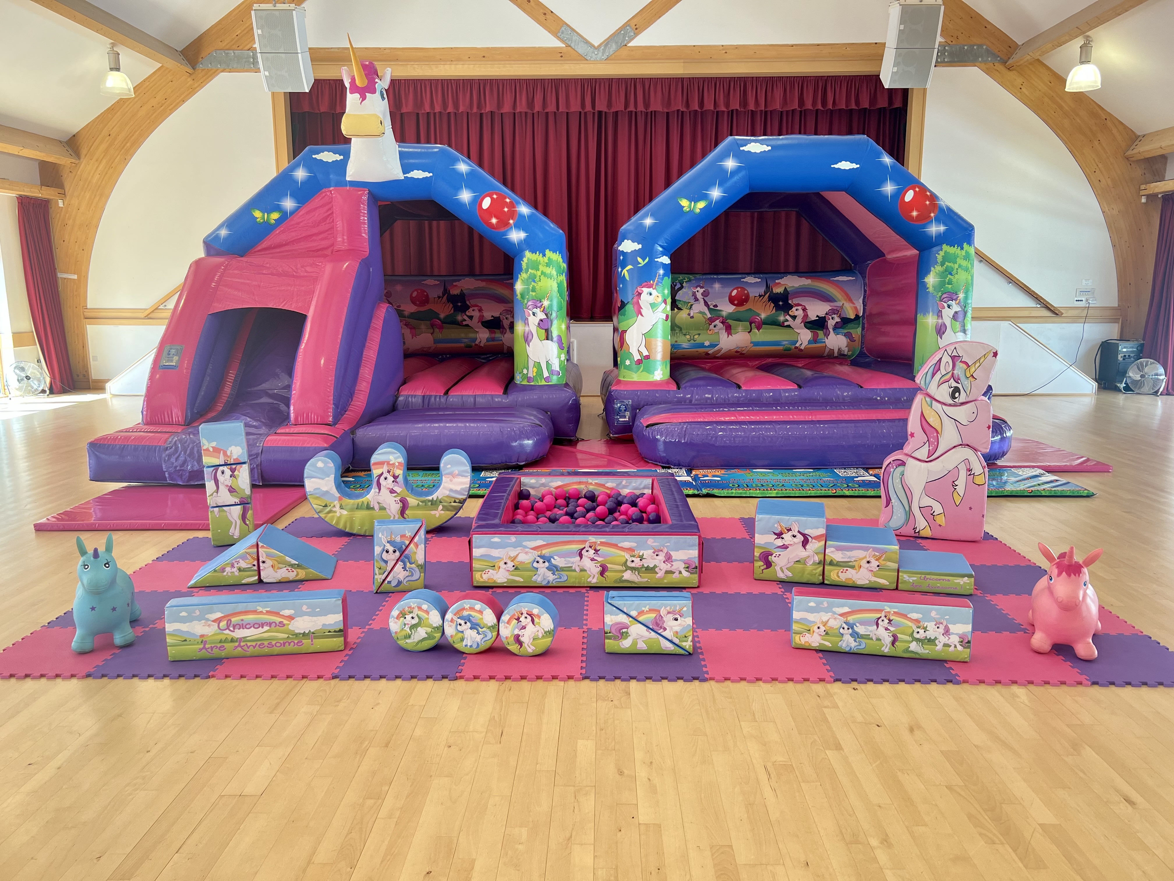 Unicorn *PREMIUM* Package (5) - Bouncy Castle Hire in Crowborough ...
