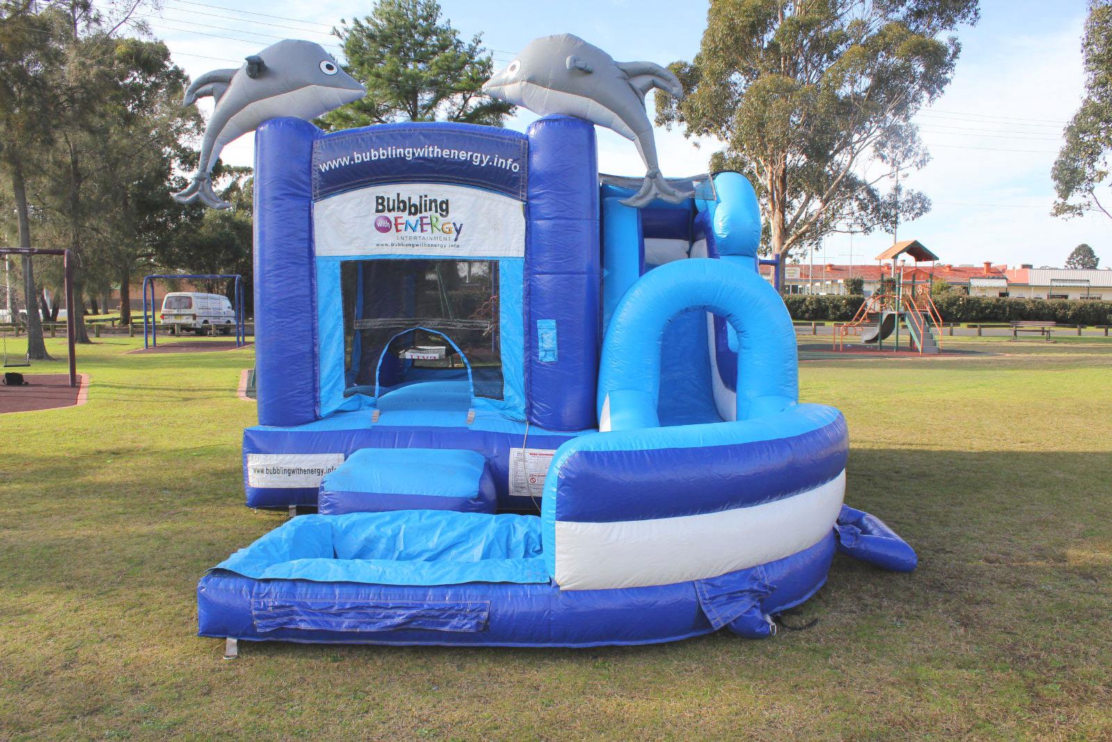 Small Jump 'N' Splash Under The Sea Combo with Pool - Jumping Castle ...