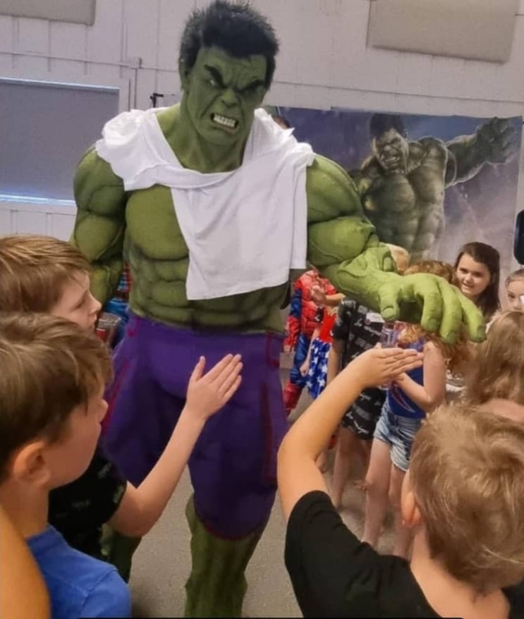 Incredible Hulk - Hire in Wirral | Package Hire Events Wirral