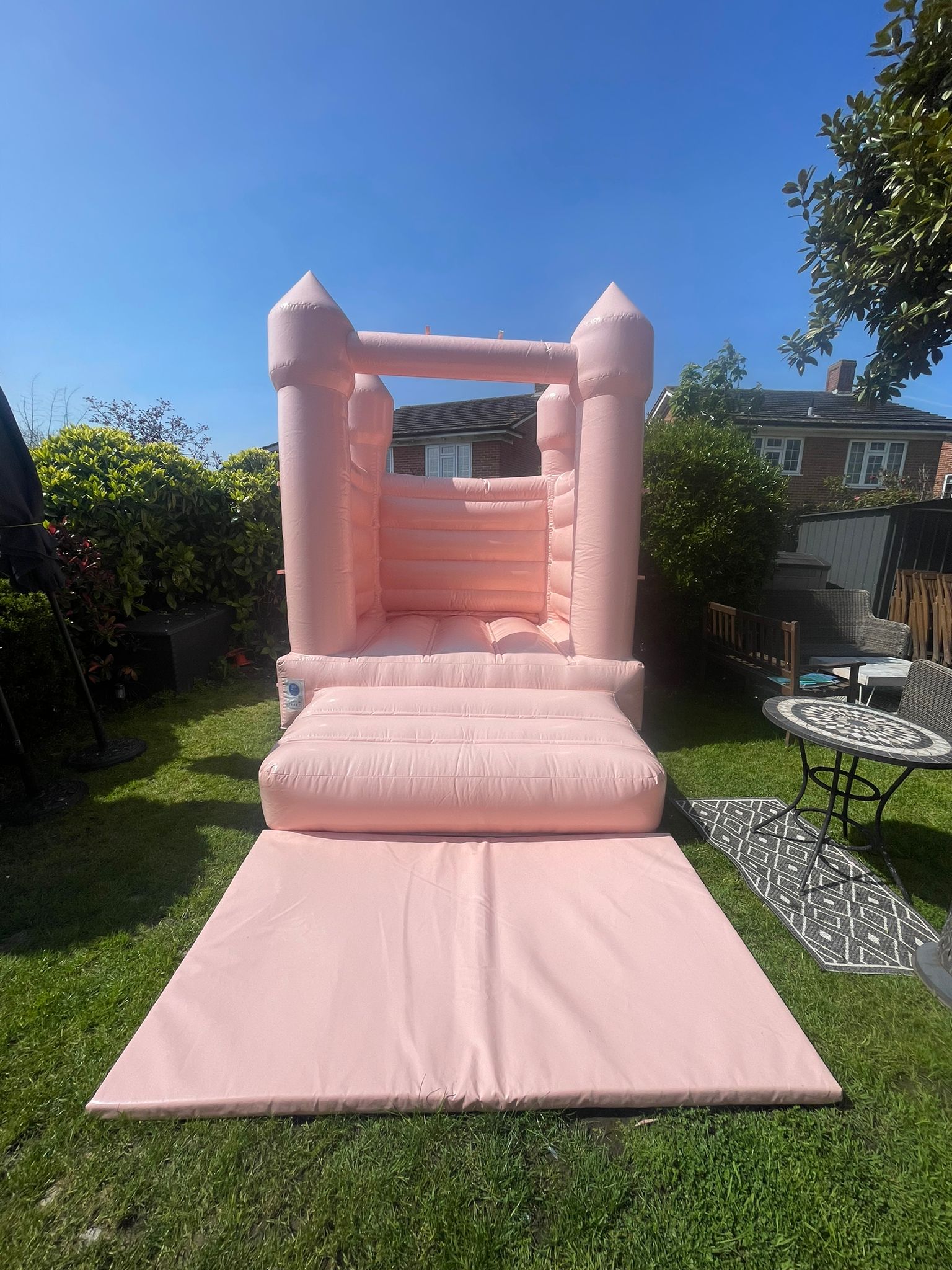 Pastel Peach Bouncy Castle | Dartford, Bromley, Sidcup & More