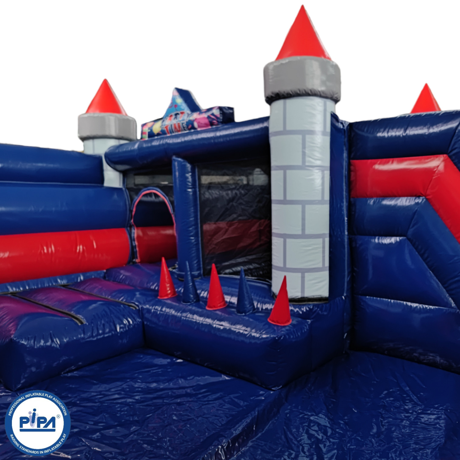 BBOL-117 - 20x20x13ft - Playpark with Tall wall Arena - (Red and Blue ...