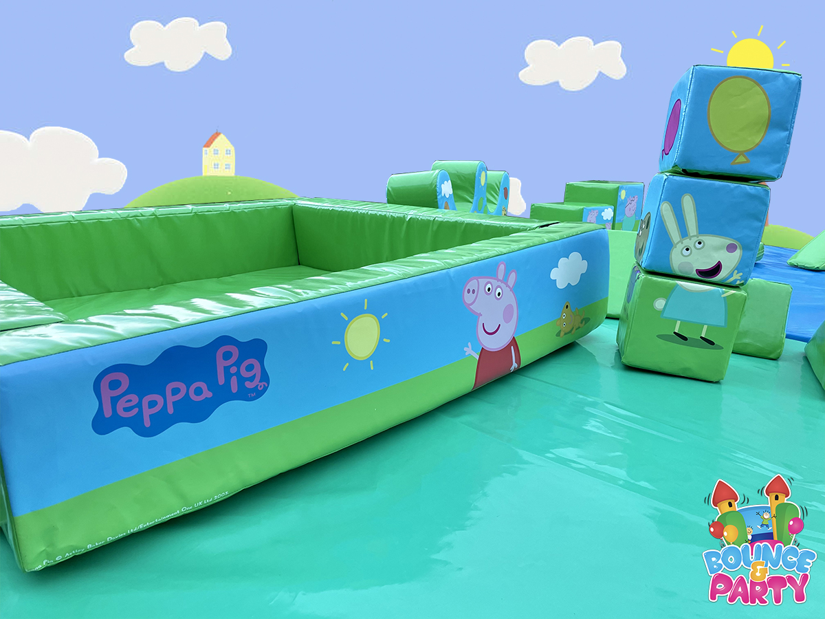Officially Licensed Peppa Pig Soft play Setup - Hire In Glasgow