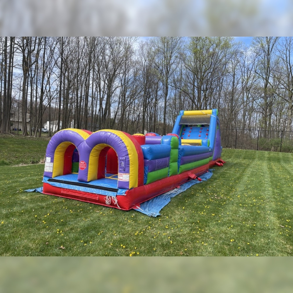 60' Rock Obstacle Course - Bounce House Rentals in New Jersey | Infla ...