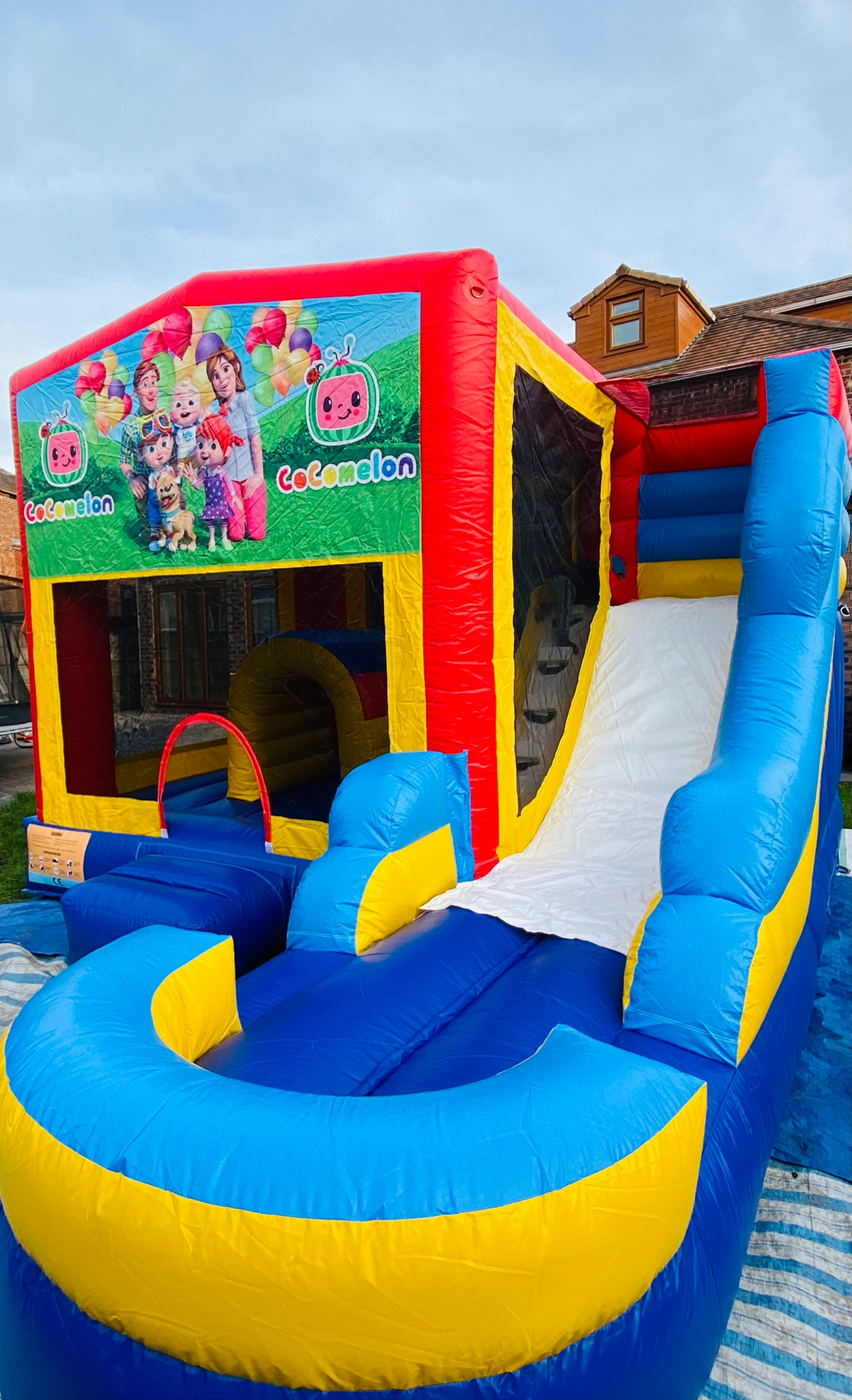 15ft X 17ft Coco Melon Bouncy Castle and slide - Bouncy Castle ...