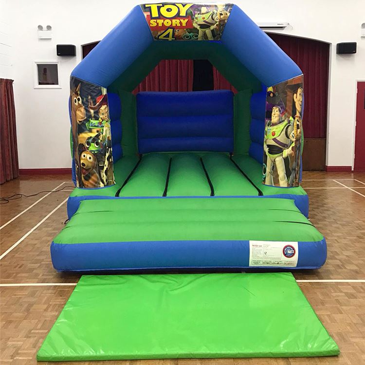 Toy Story Green + Blue Bouncy Castle - Inflatable, Bouncy Castle ...