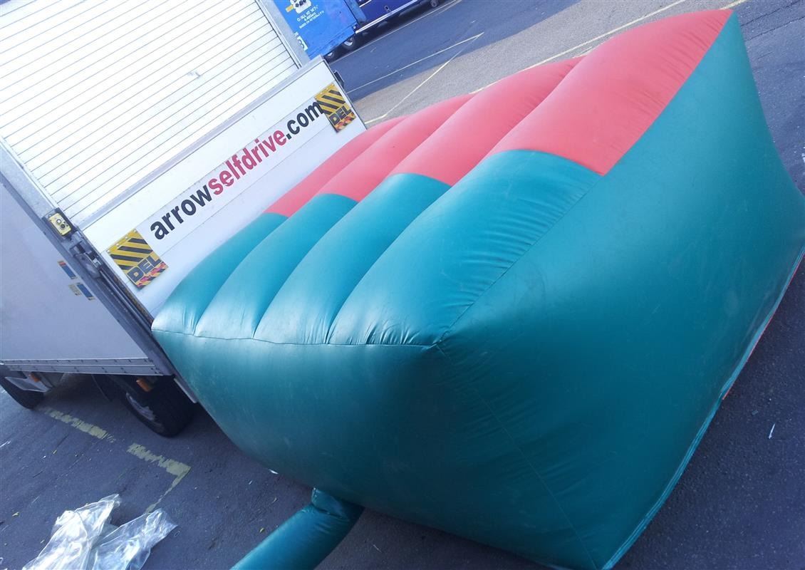 BB-105M - 4x5x3.7ft - Inflatable Loading Lift Aid - (Green & Red ...