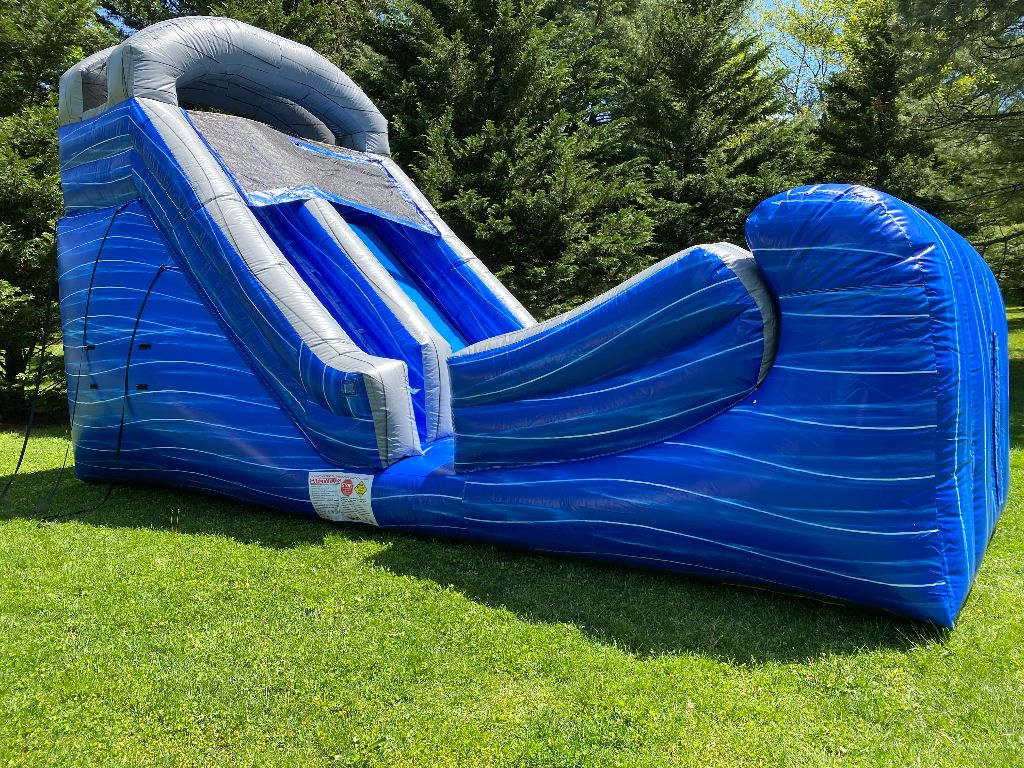 16' Blue Magic Water Slide - Hire in Pennsylvania | Jets Bounce Party ...