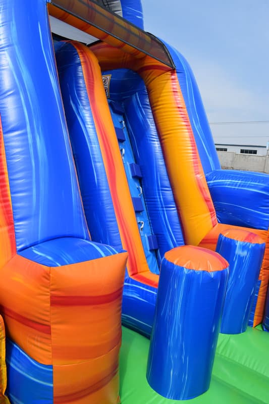 Extreme 2 Obstacle Double Slide Combo - Jumping Castle Hire Brisbane ...