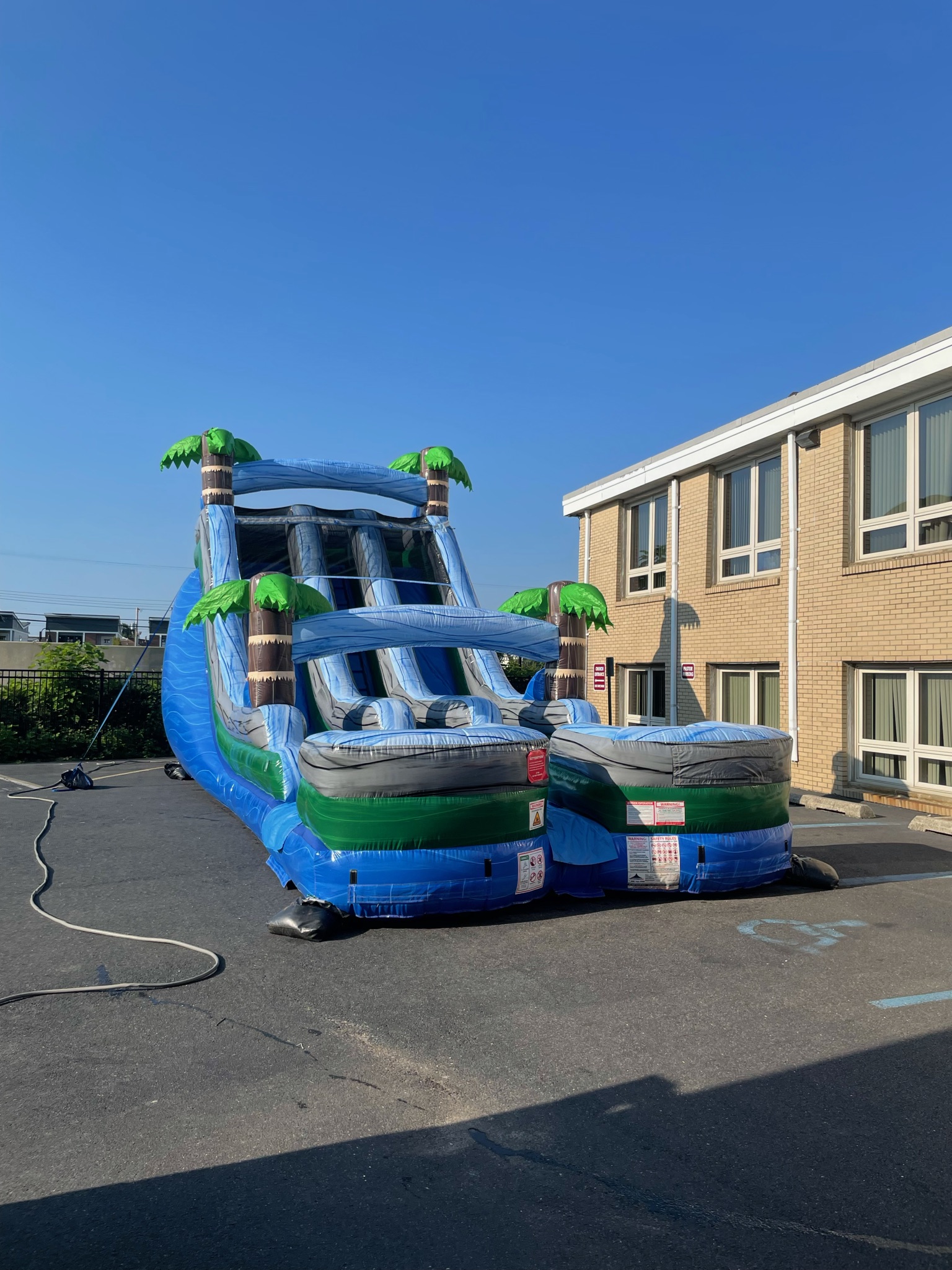 18' Tropical Dual Slide - Bounce House Rentals in New Jersey | Walkin ...