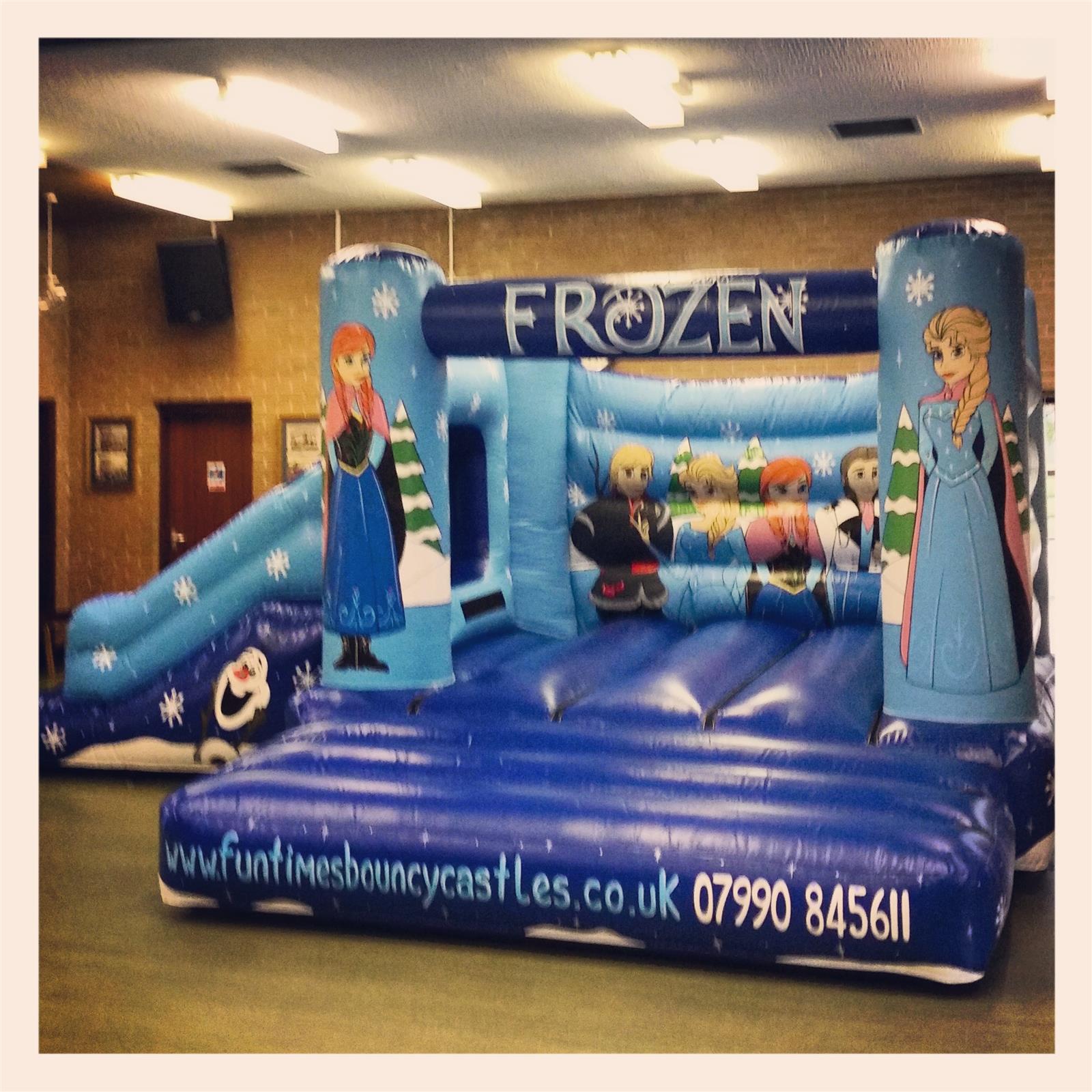 Frozen Bouncy Castle & Slide Combo | Swansea | Pembrokeshire