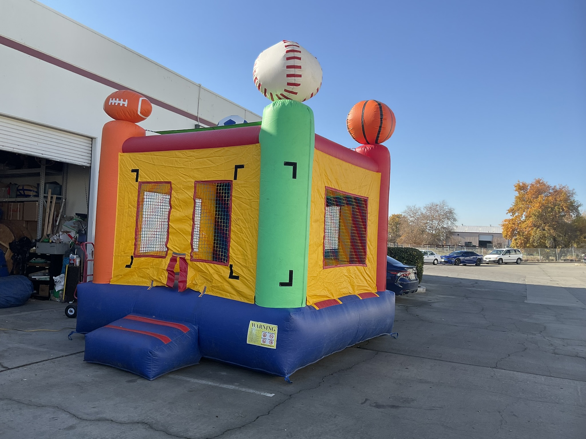 FOR SALE - USED - Sports Bounce House - Bounce House Inflatables ...