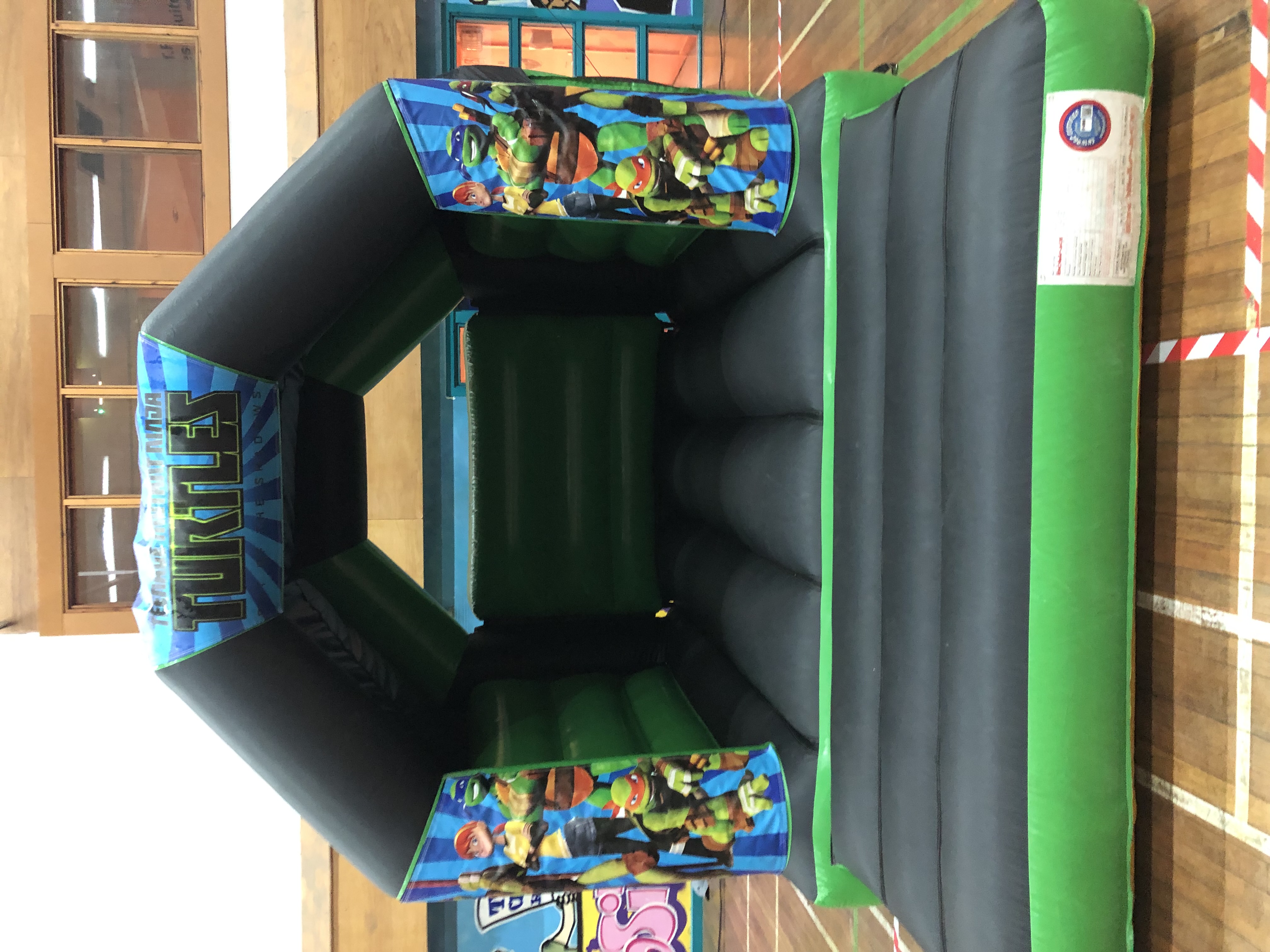 Ninja turtles bouncy castle