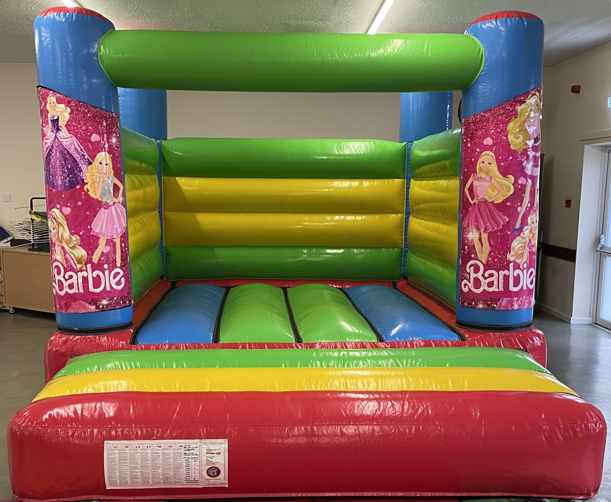 Low height Barbie castle - Bouncy Castle Hire, Slides, Rodeo bull ice ...