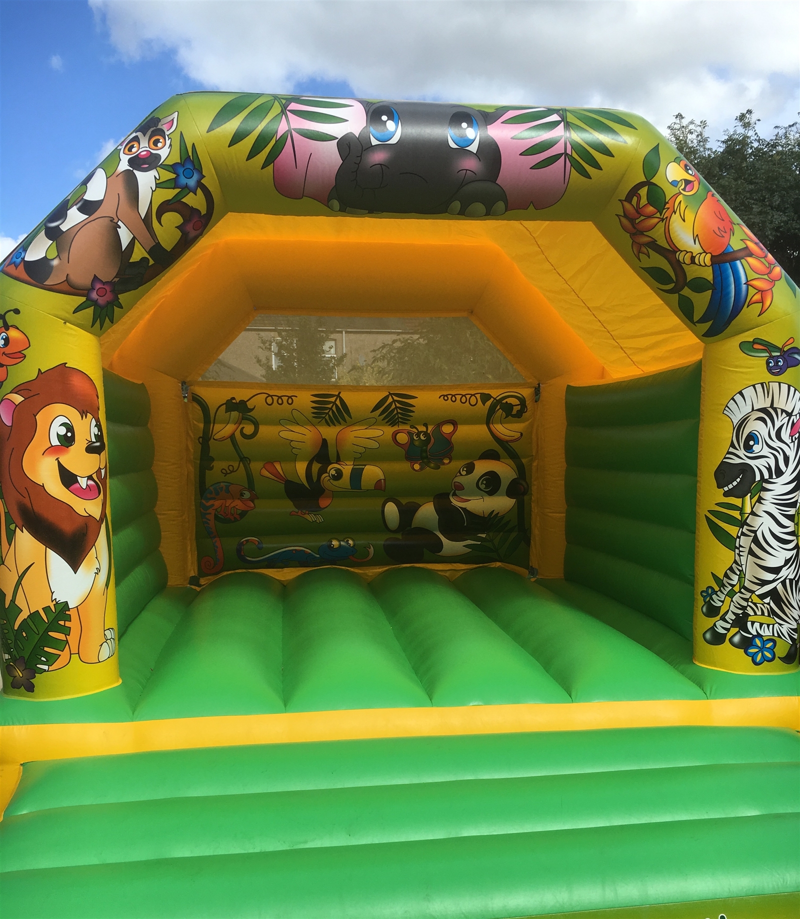 Jungle Themed Castle 12.5ft wide x 15.5ft long - Bouncy Castle Hire in ...