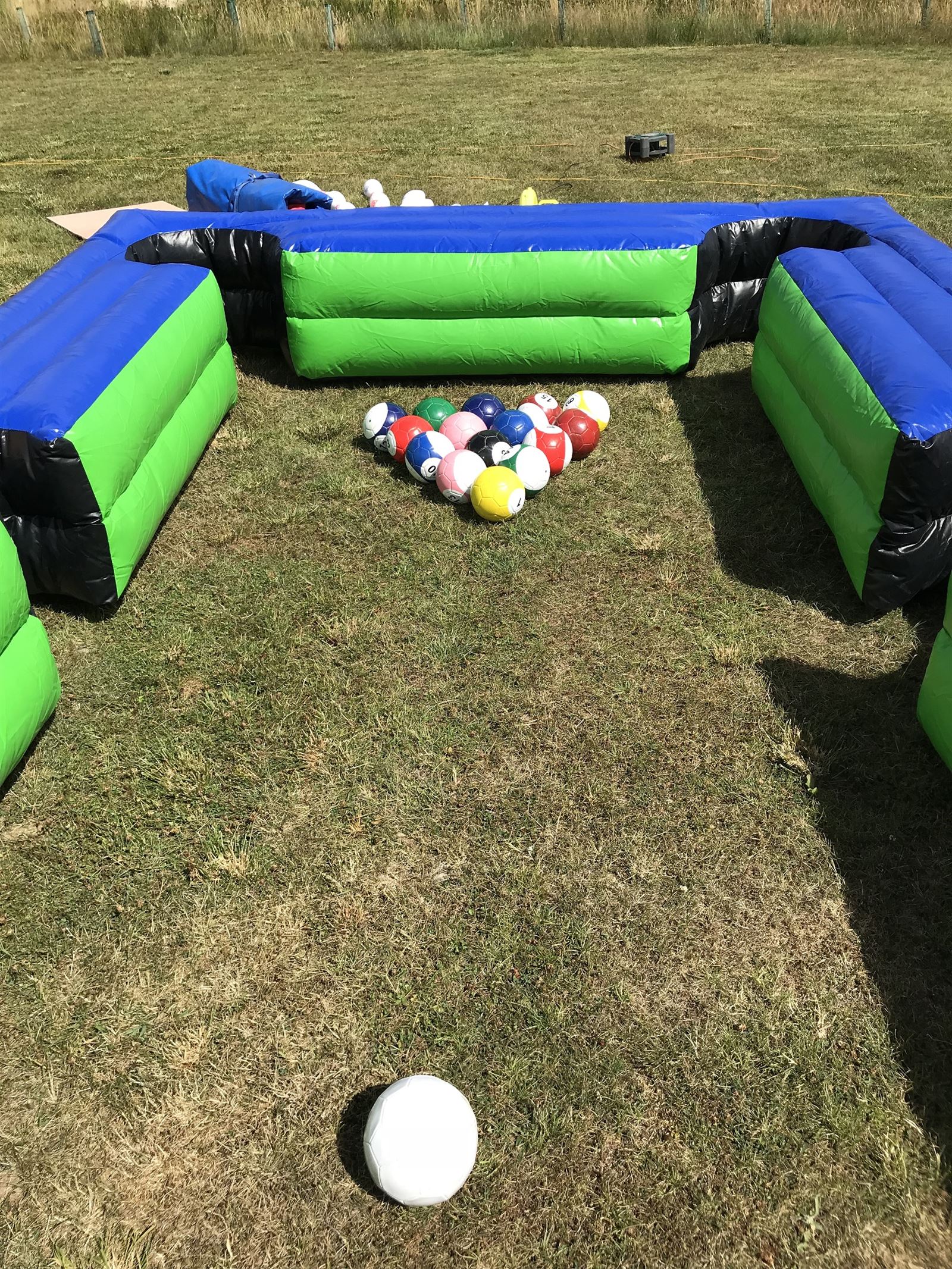 Giant Inflatable Pool Table - Hire in Edinburgh, East Lothian, West ...