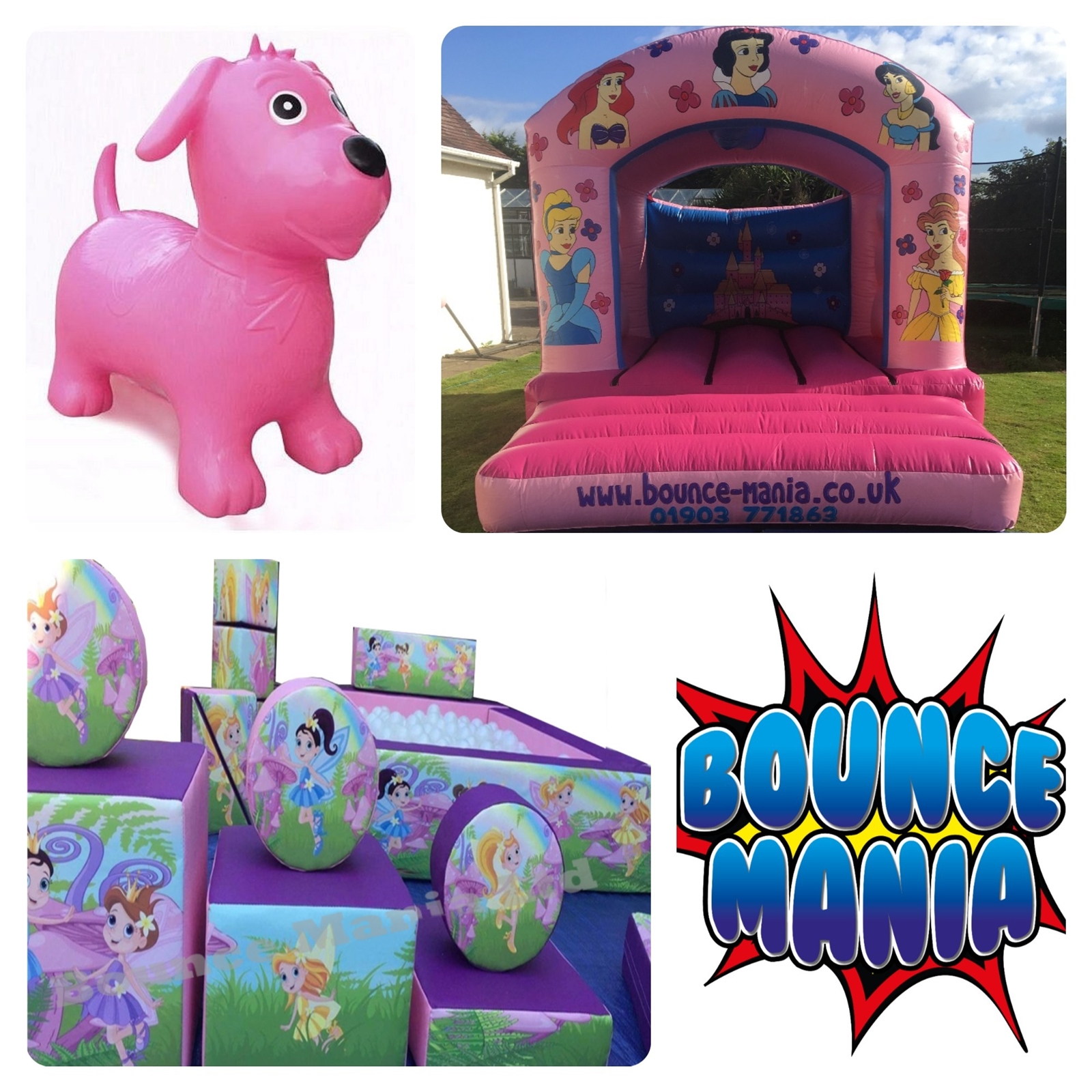 Princess and Fairies Party Package - Bouncy Castle & Soft Play Hire in West Sussex And Brighton ...