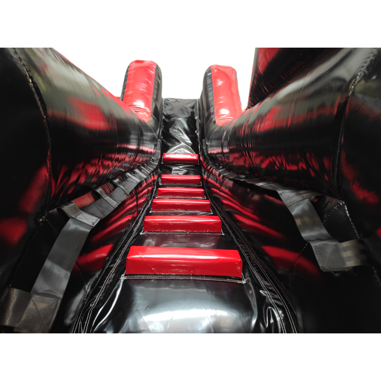 BBOL-100 - 15x10x13ft - 6.5ft Platform slide - (Red & Black) Disco ...