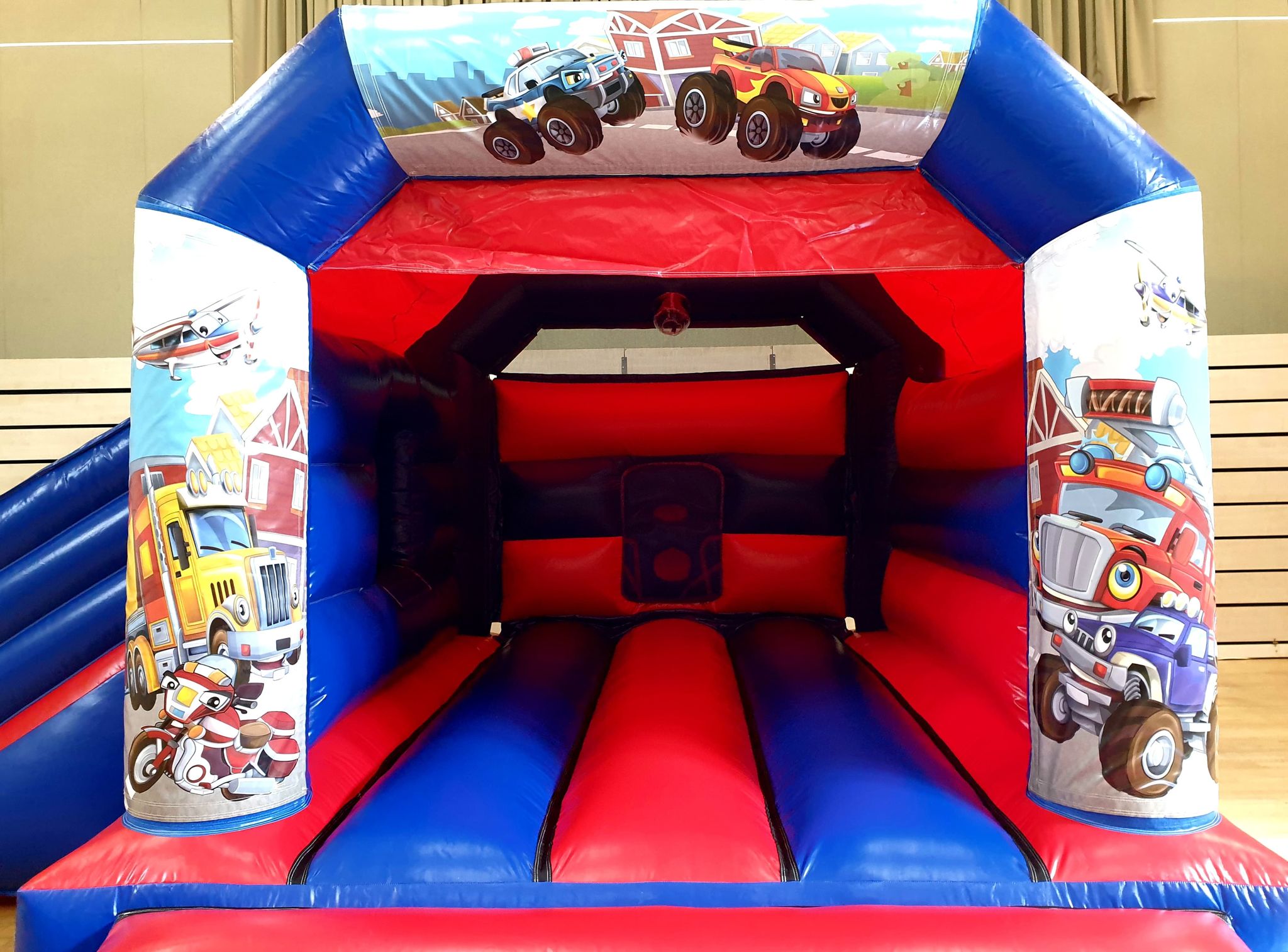 Transport Bouncy Castle with Side Slide - Bouncy Castle Hire in Milton ...
