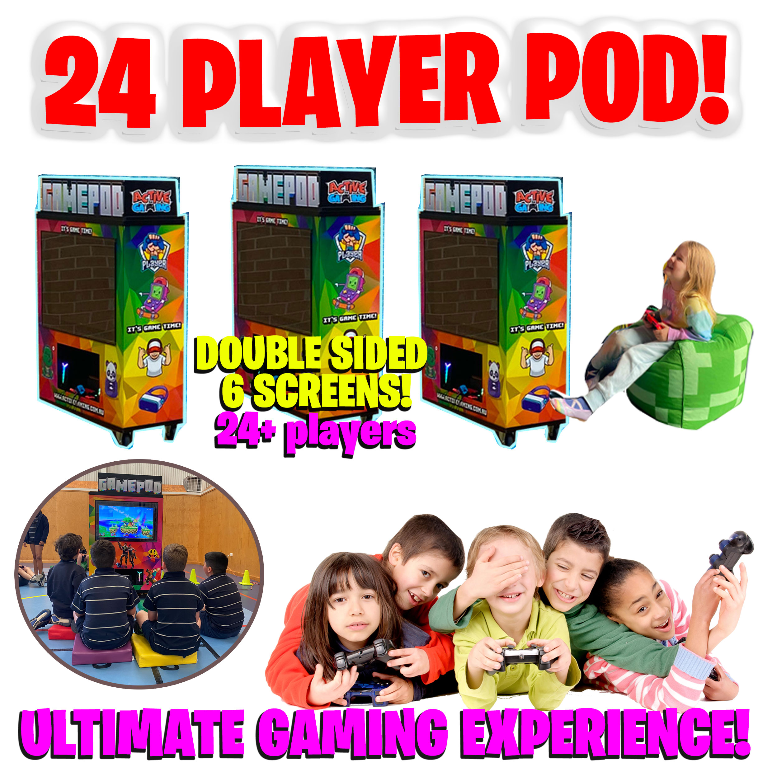 Gaming Party Hire Adelaide- Game Podz!