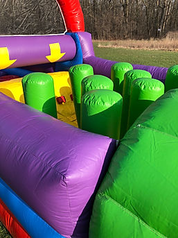 Backyard Obstacle Course - Rentals in Wisconsion | Blue Sky Inflatables ...