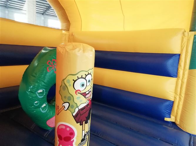 Spongebob Castle with Slide - Hire in Co Westmeath | ABC Bouncy Castles
