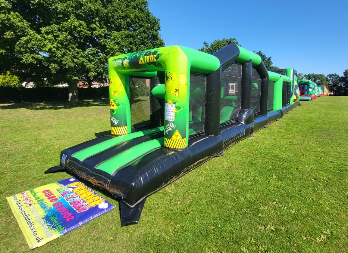 Assault Course Inflatable 300ft long - Bouncy Castle Hire in Kent, East ...