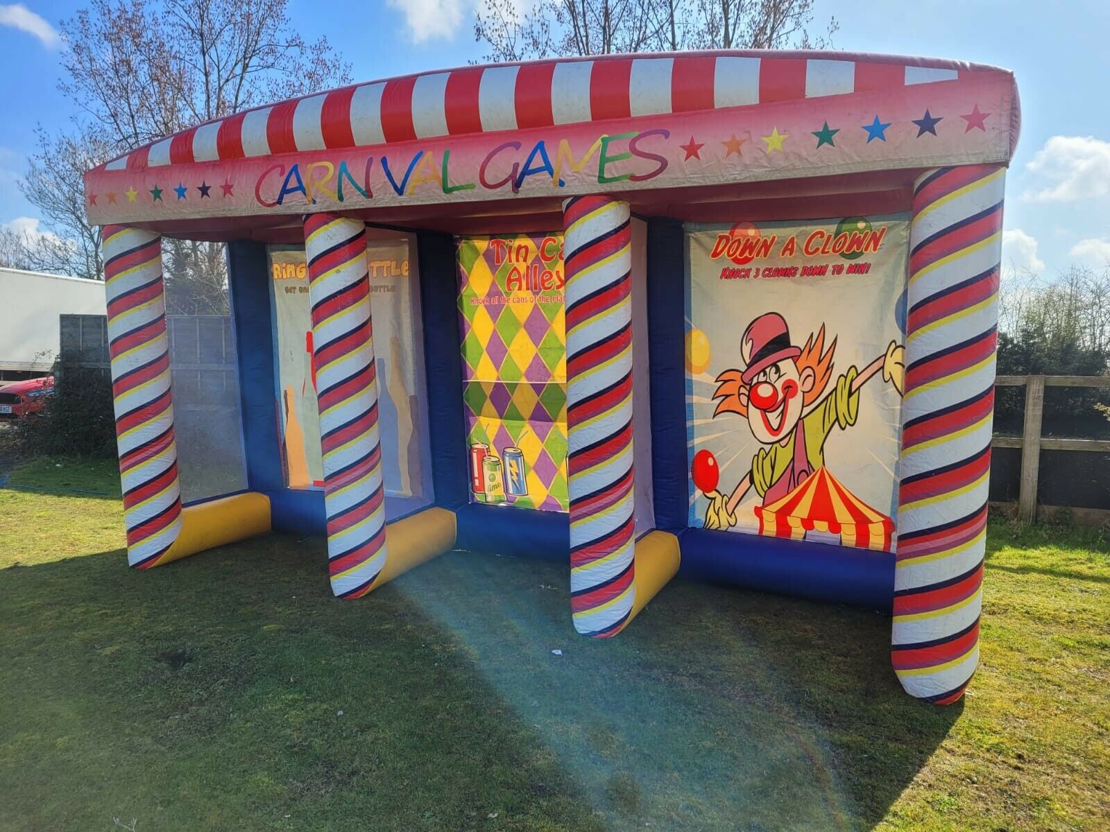 3 in 1 carnival/funfair games inflatable stall - Bouncy Castle Hire in ...