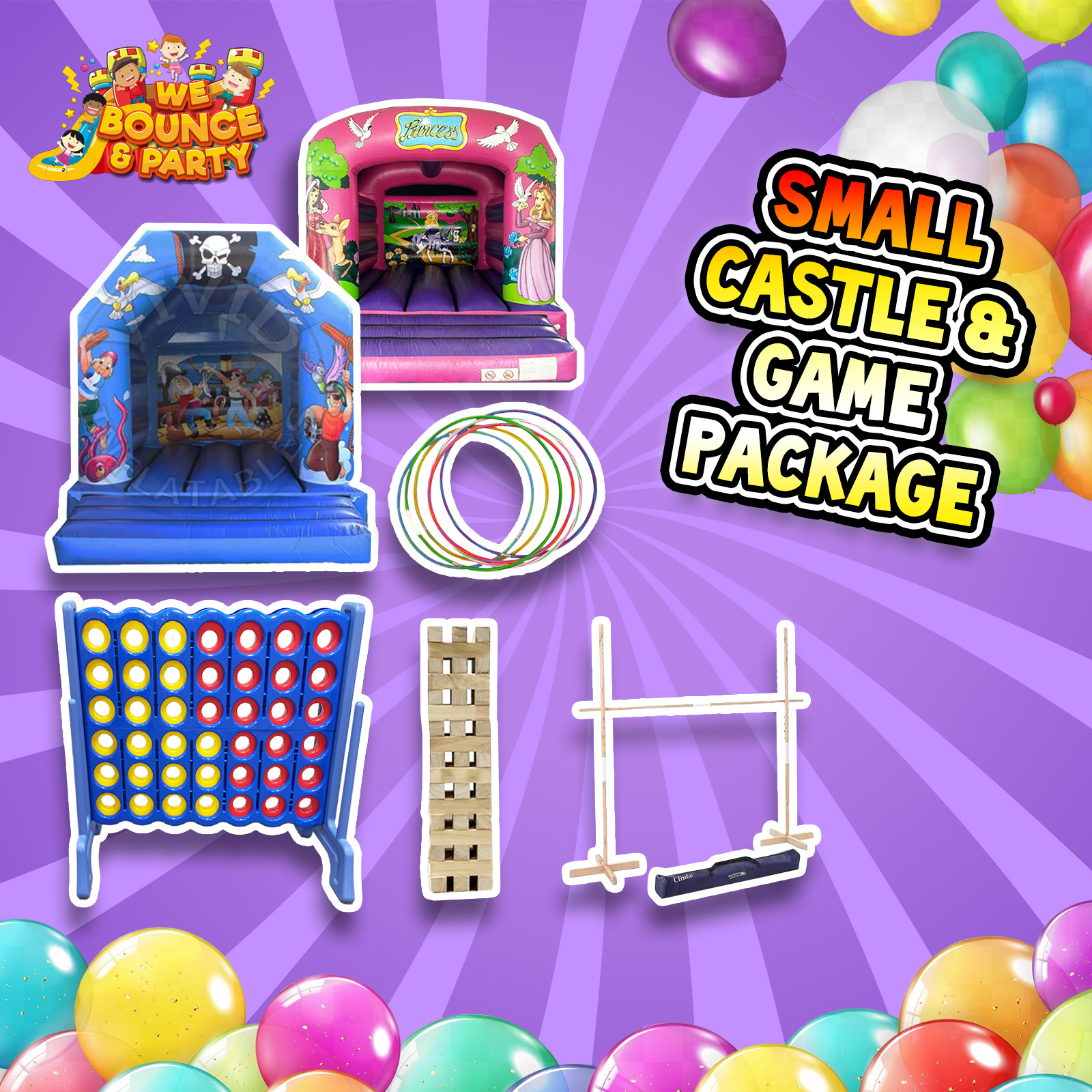 Bouncy Castle Hire Manchester | We Bounce & Party
