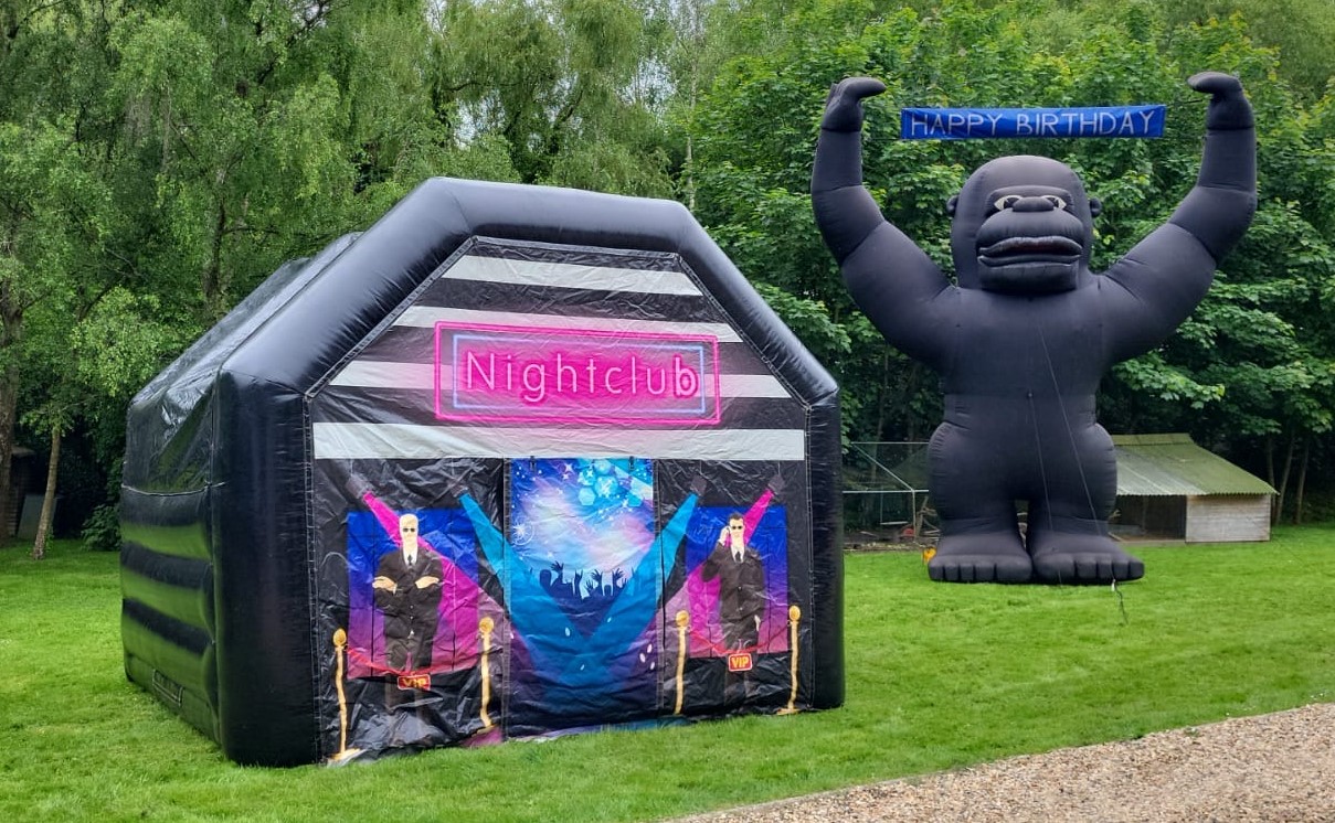 Disco Nightclub Inflatable 16ft x 16ft - Bouncy Castle Hire in Kent ...