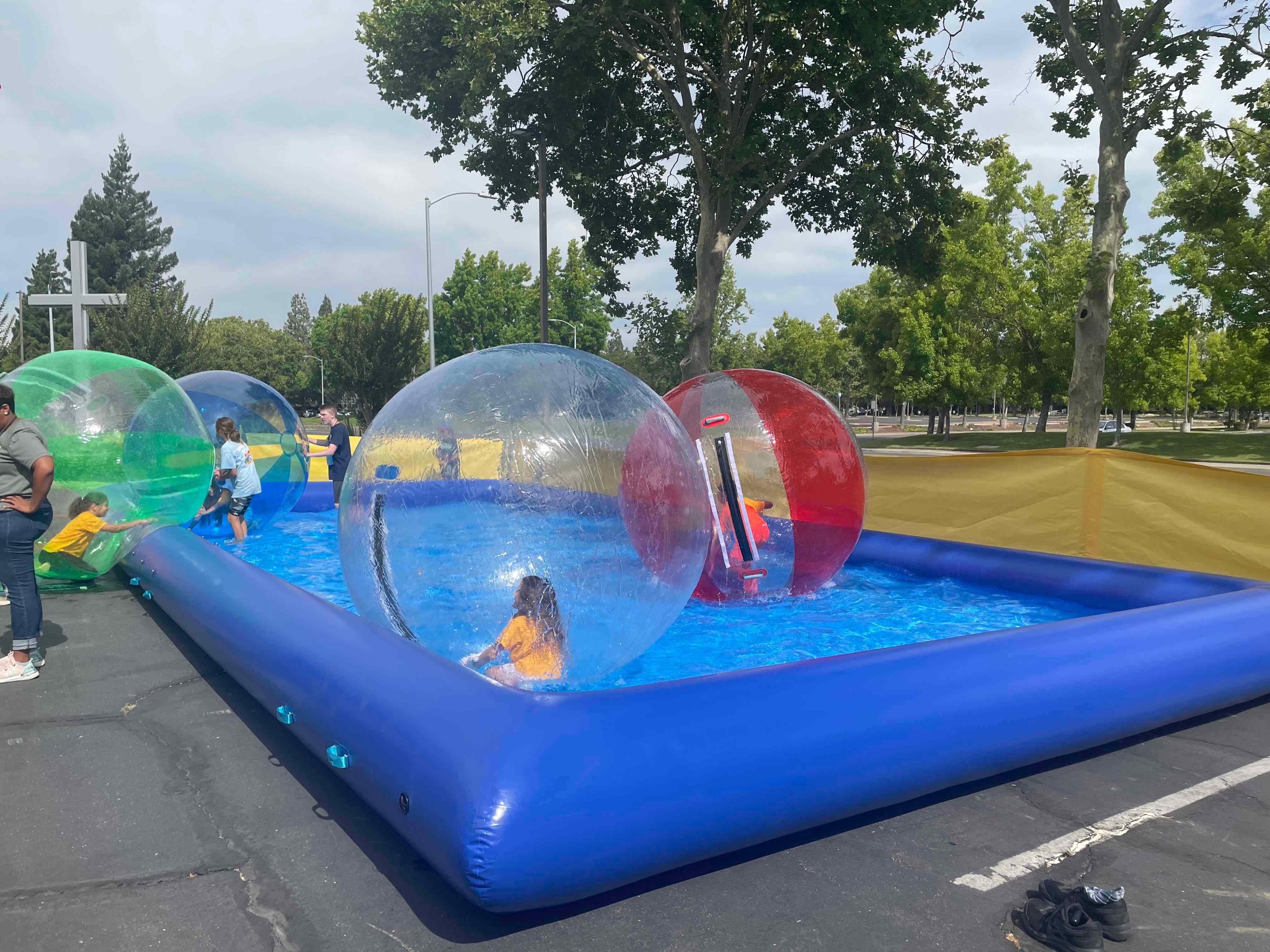 Water Ball Pool 4 Hours with Attendant - Inflatable Bounce House ...