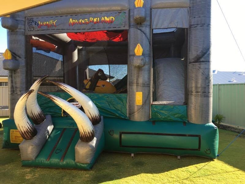 Jurassic Land Adventure Combo - Bouncy Castle Hire and Water Slides in ...