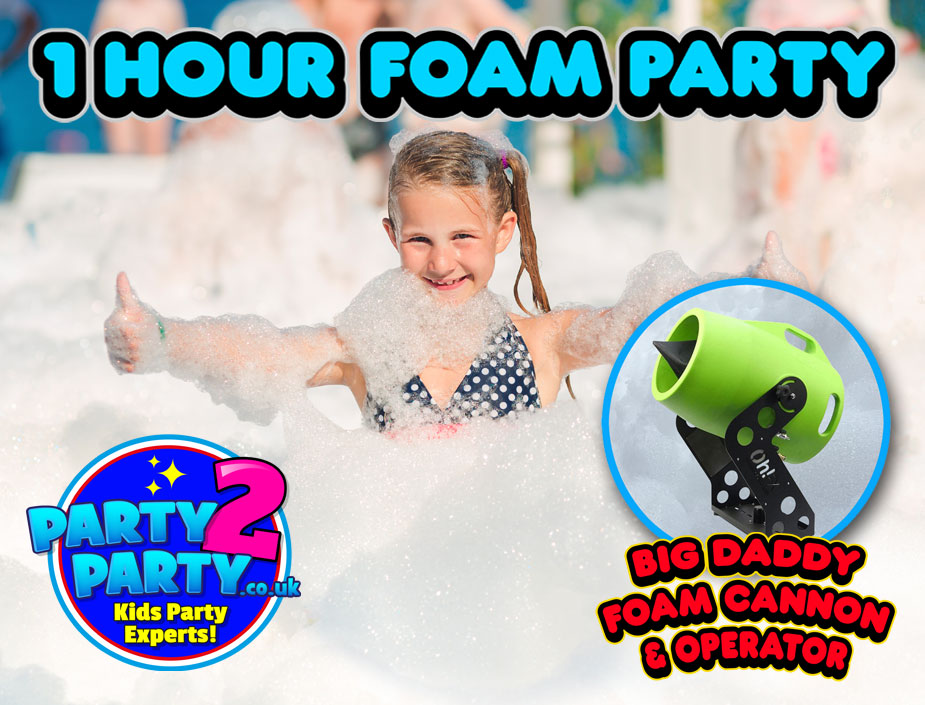 Foam Cannon Party Hire Throughout The East Midlands - Party2Party