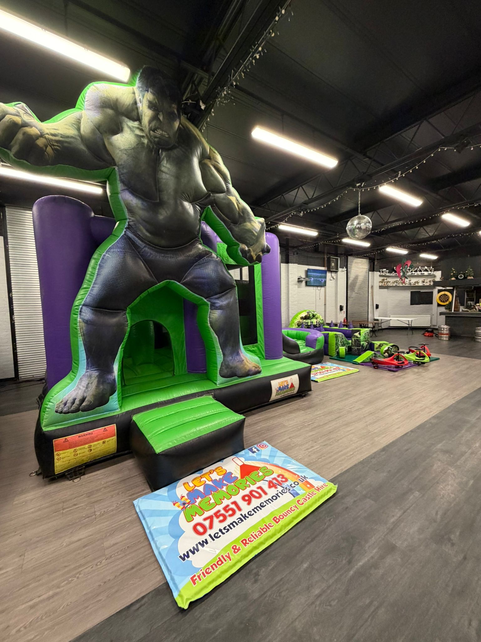 Incredible Hulk Full Package - Bouncy castle Hire in Greater London ...