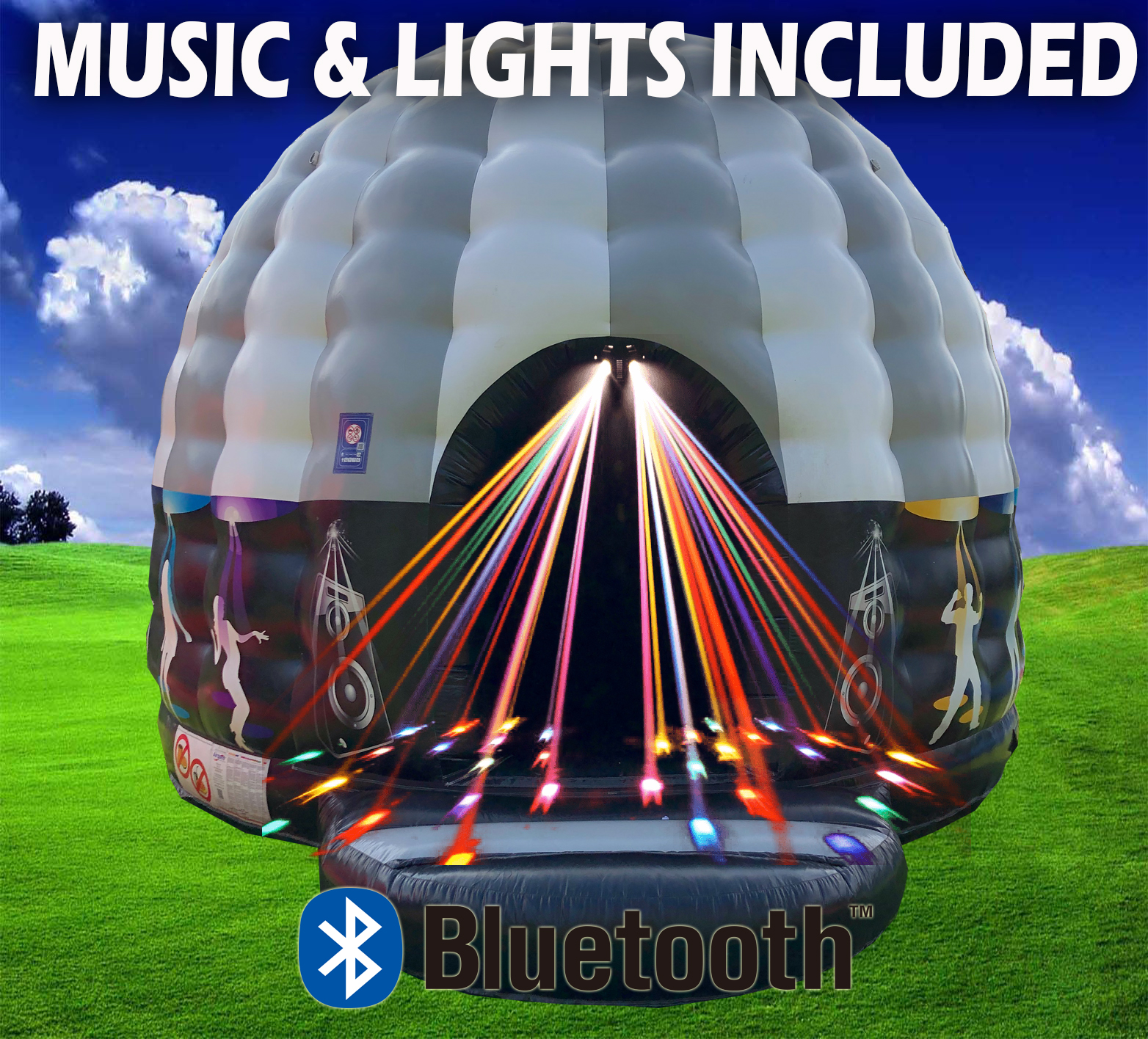 Dancing Disco Dome - Bouncy Castle Hire in Isle Of Man | Fair Play