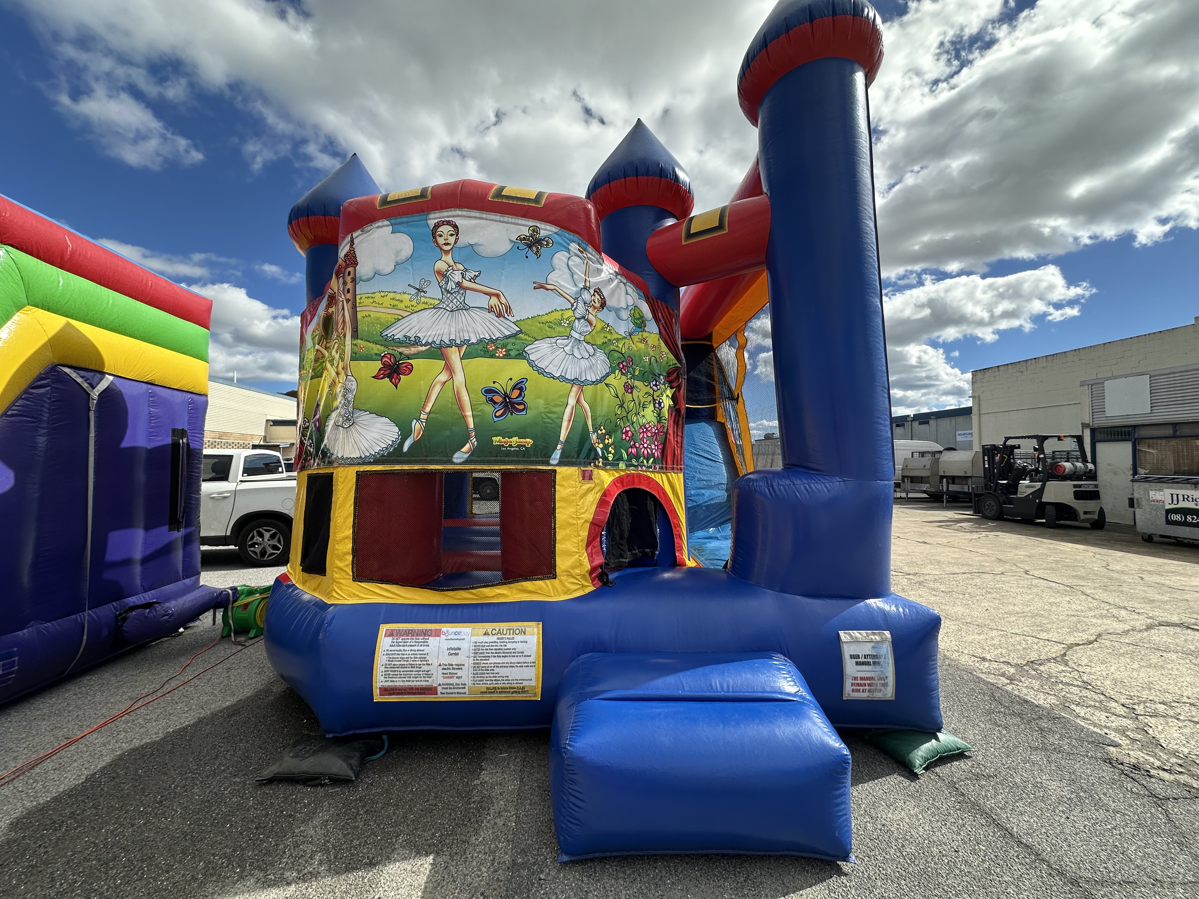 Ballerina Bouncy Castle Hire | 4-in-1 Combo