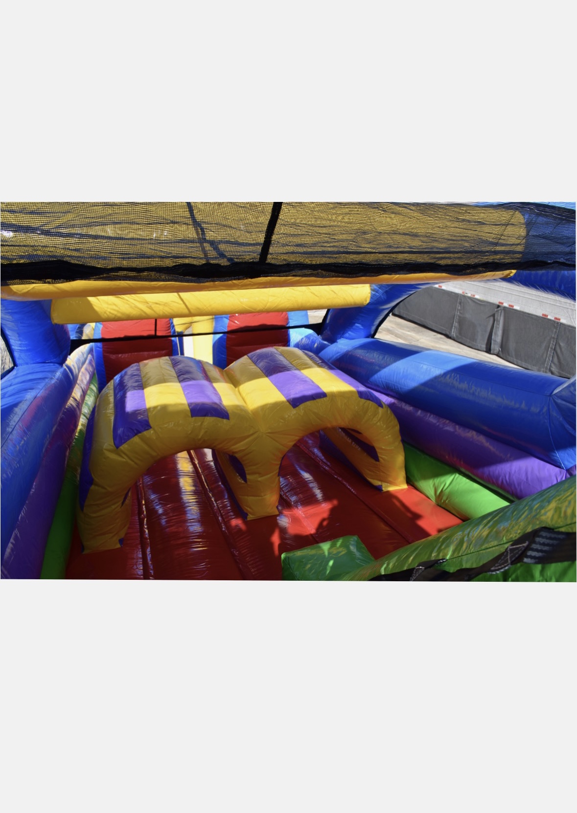 45ft Obstacle Course with Double Slide - Party Inflatable Rentals in ...