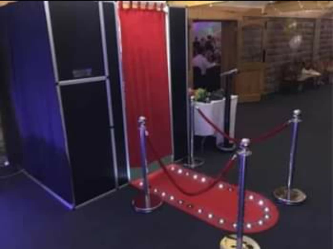 Large LED Photo Booth with Props and Pictures (currently unavailable ...