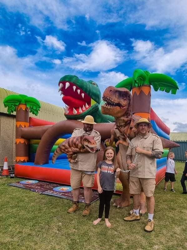 Dinosaur bouncy castle hire | Package hire events Wirral