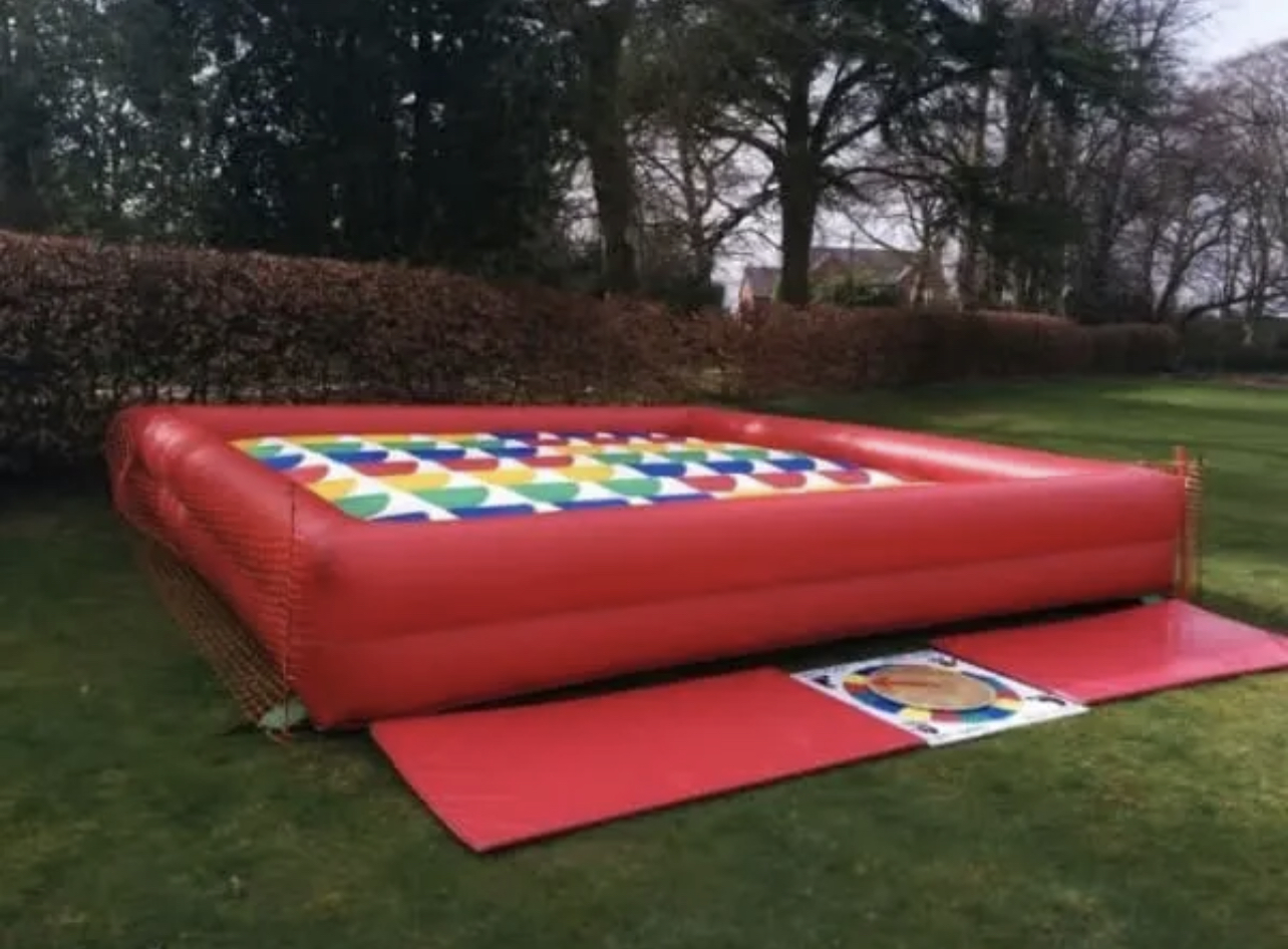 Inflatable Twister Game - Jumping Castle Hire Brisbane, Jumping Castle ...