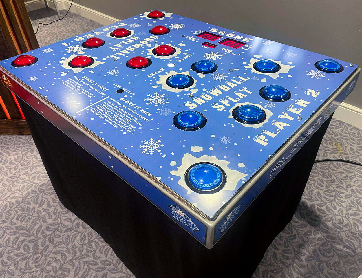 Snowball Splat Strike a Light Hire UK